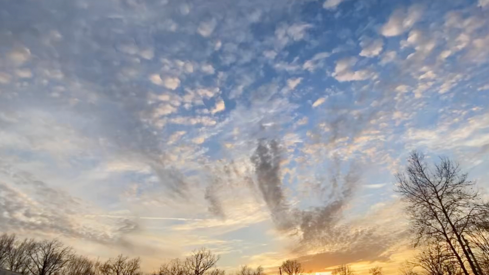 Peaceful Late November Sunset Timelapse | WeatherBug