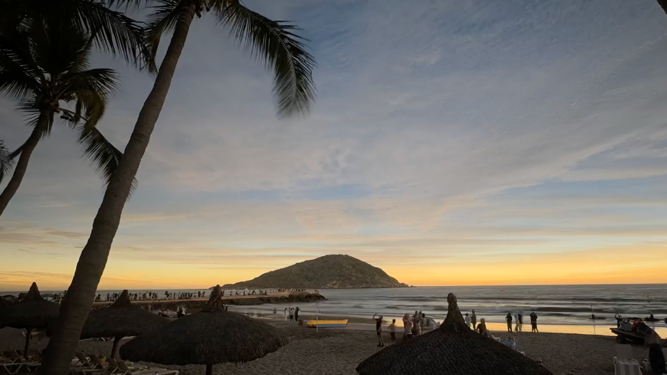 View of Solar Eclipse on Mazatlan Beach | WeatherBug