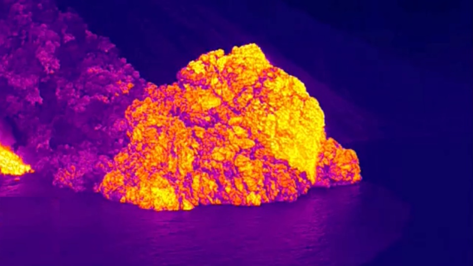 Stream of Fire Lives Up to Its Name on Volcanic Island | WeatherBug