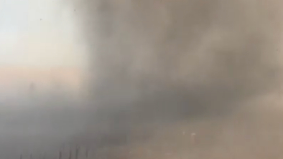 Intense Fire Whirl on Alabama Cornfield | WeatherBug