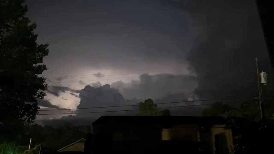 Timelapse Shows Lightning Flashing in Storm | WeatherBug