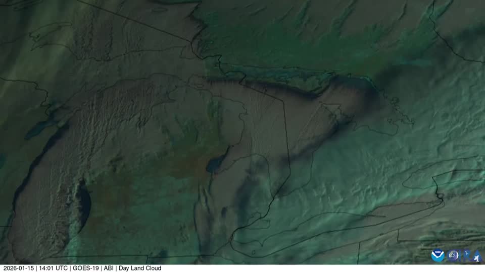 Lake Effect Clouds Stream Off Great Lakes | WeatherBug