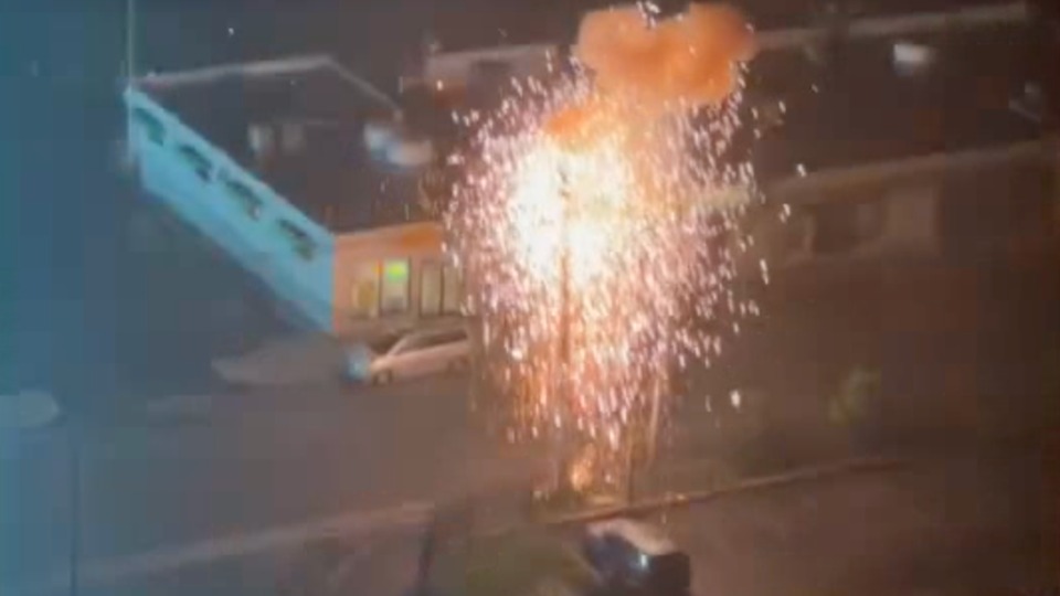 Powerlines Explode as Hurricane Fiona Hits | WeatherBug