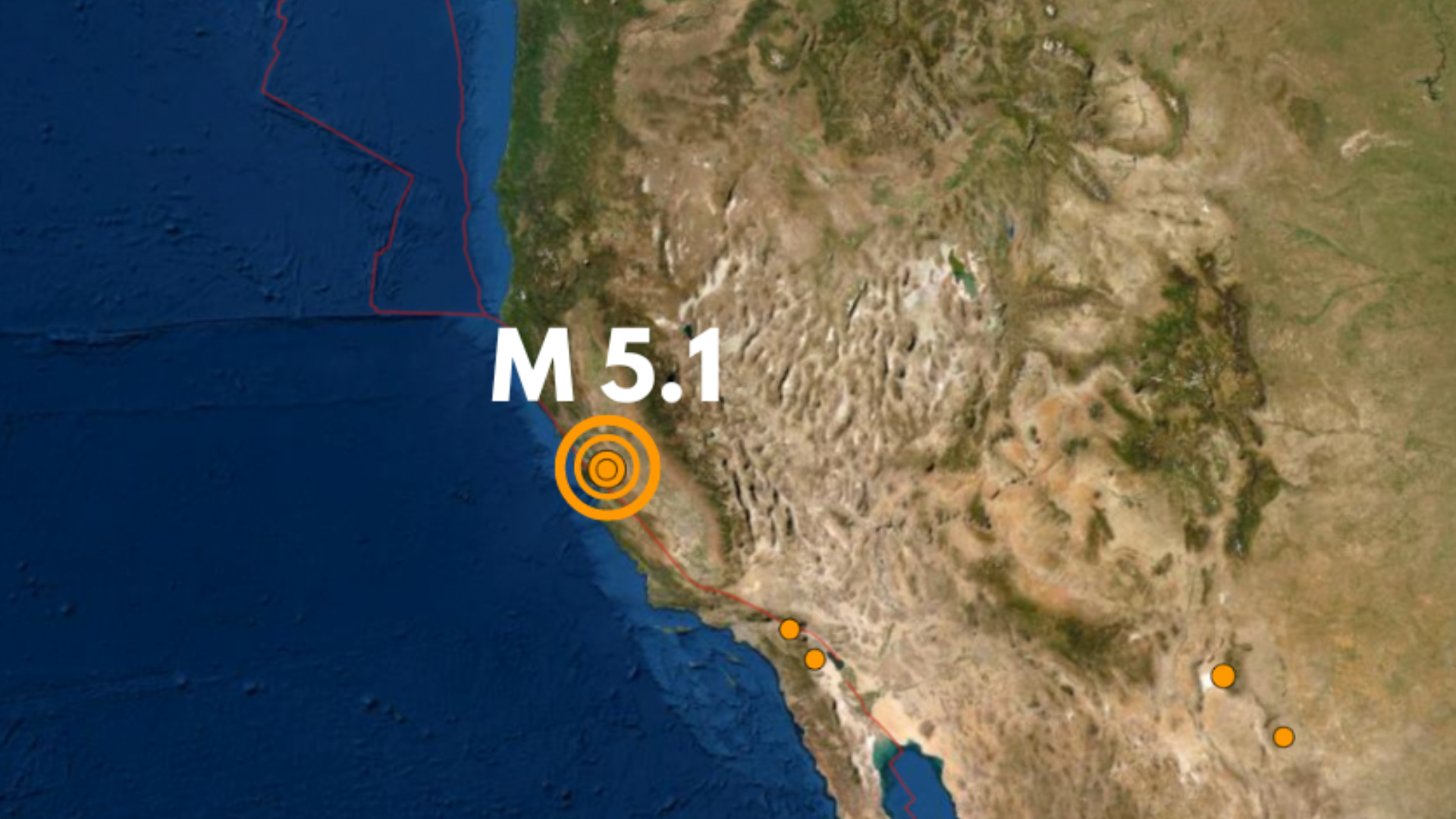 School Decorations Shake as 5.1 Magnitude Earthquake Strikes Near San ...
