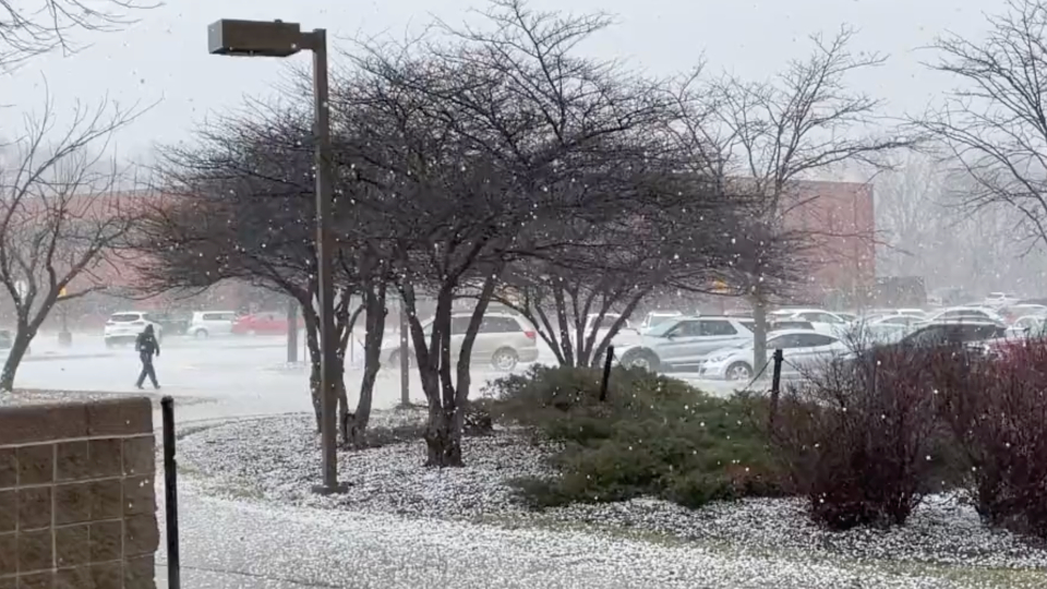 Central Iowa Hit With Intense Hail | WeatherBug