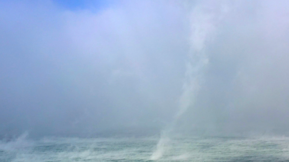 Steam Devil on Lake Michigan | WeatherBug
