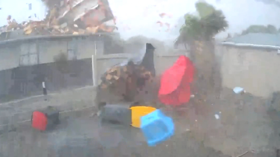 Intense Winds Rip Roof off New Zealand Home | WeatherBug