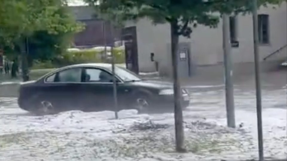 Severe Hailstorm Triggers Flooding in Poland | WeatherBug