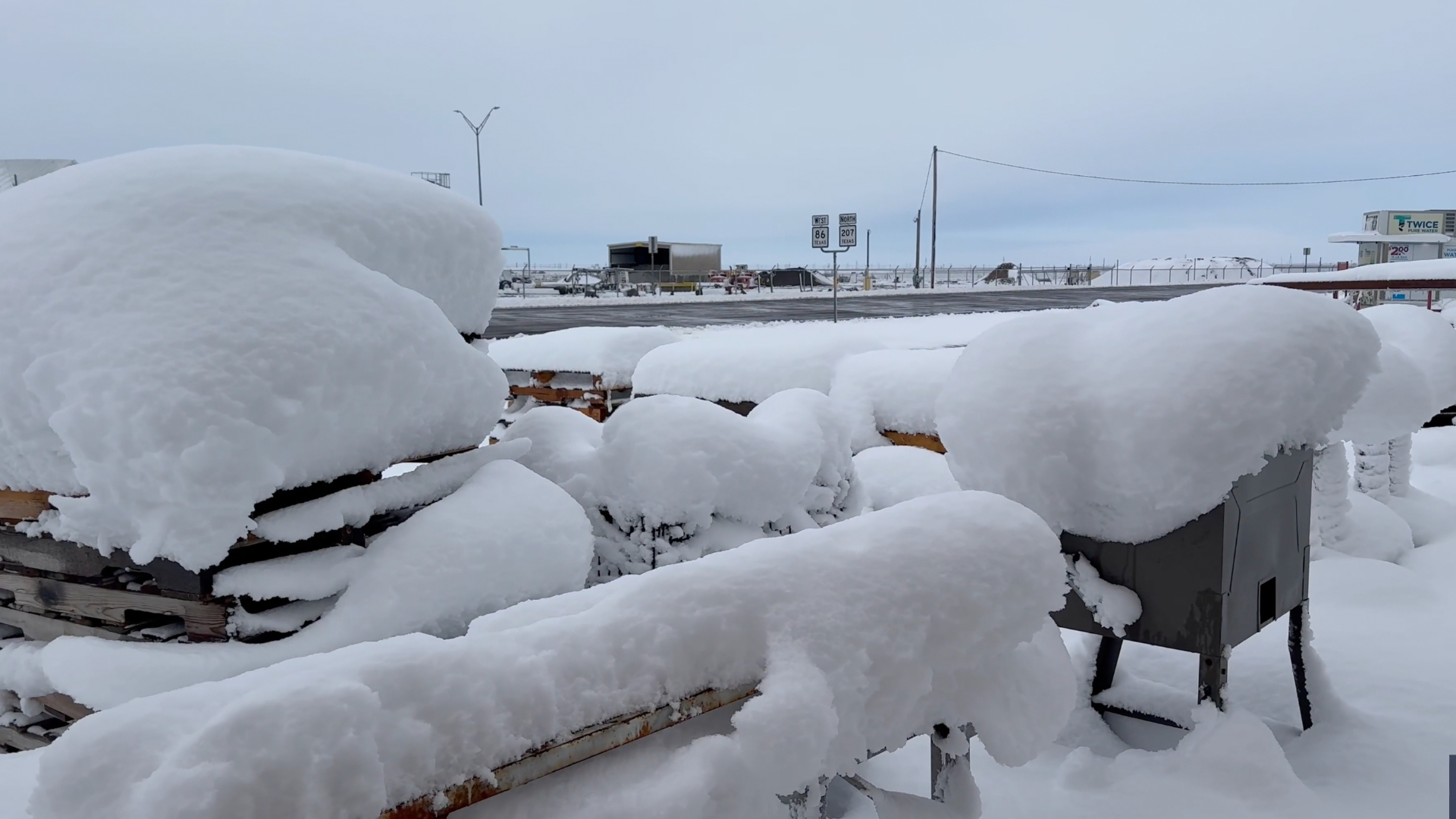 Storm Leaves Snow Piled High in Texas | WeatherBug