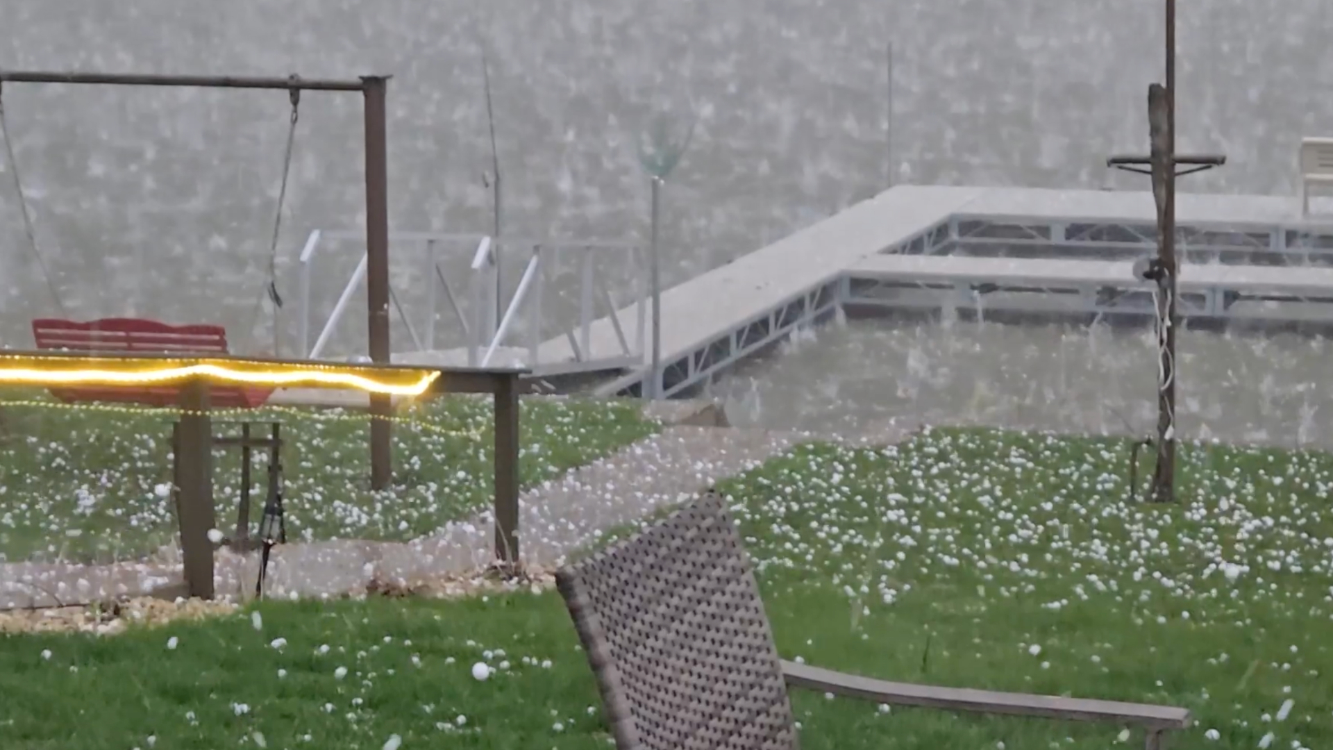 Massive Hail Batters Homes in Wisconsin | WeatherBug