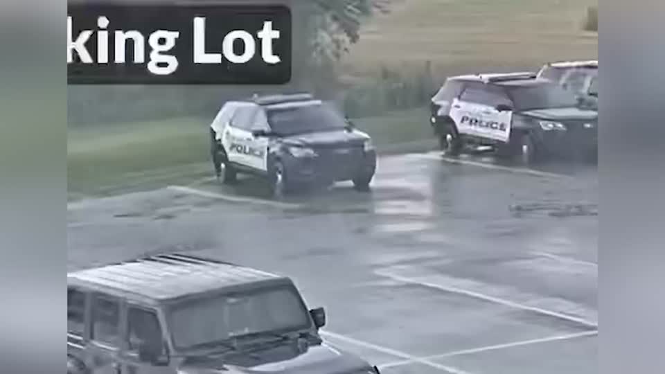 Lightning Strikes Patrol Car in Oklahoma | WeatherBug