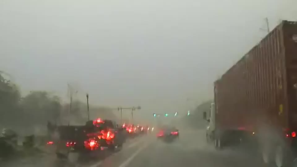 Lightning Strike Explodes Transformer | WeatherBug