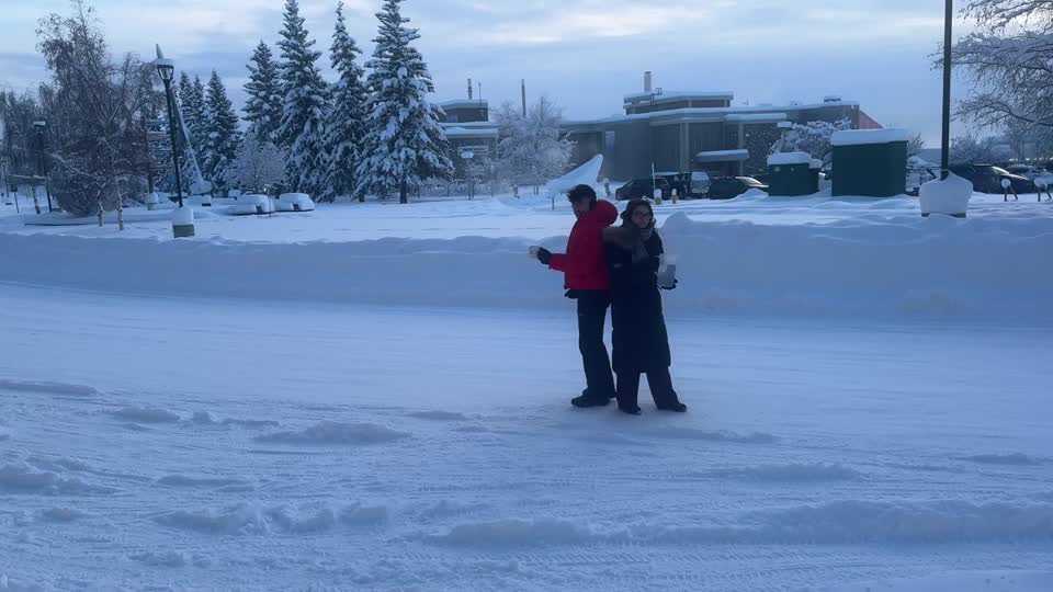 Hot Water Instantly Turns to Snow in Alaska | WeatherBug