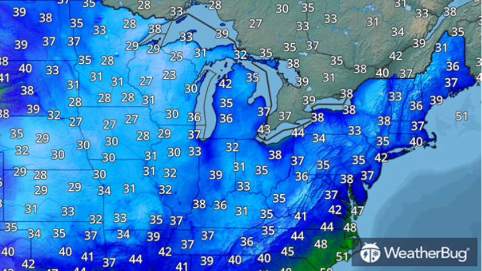 Unseasonably Chilly Weather Persists | WeatherBug